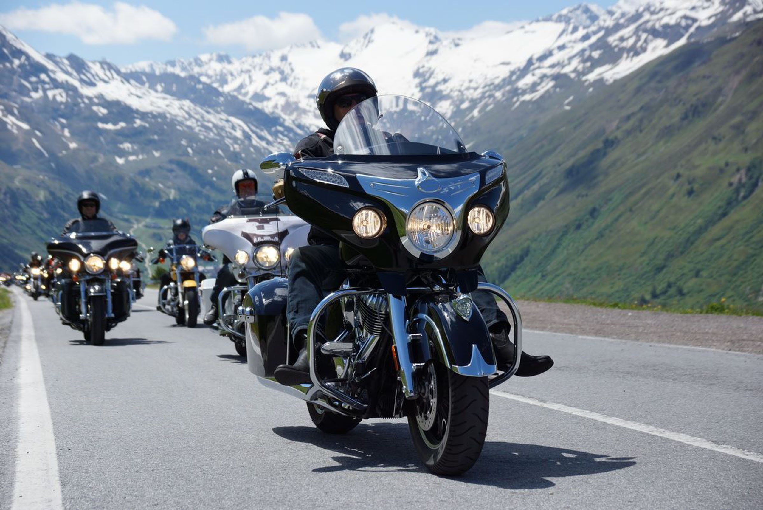 The black and orange Biker Meetup in Austria
